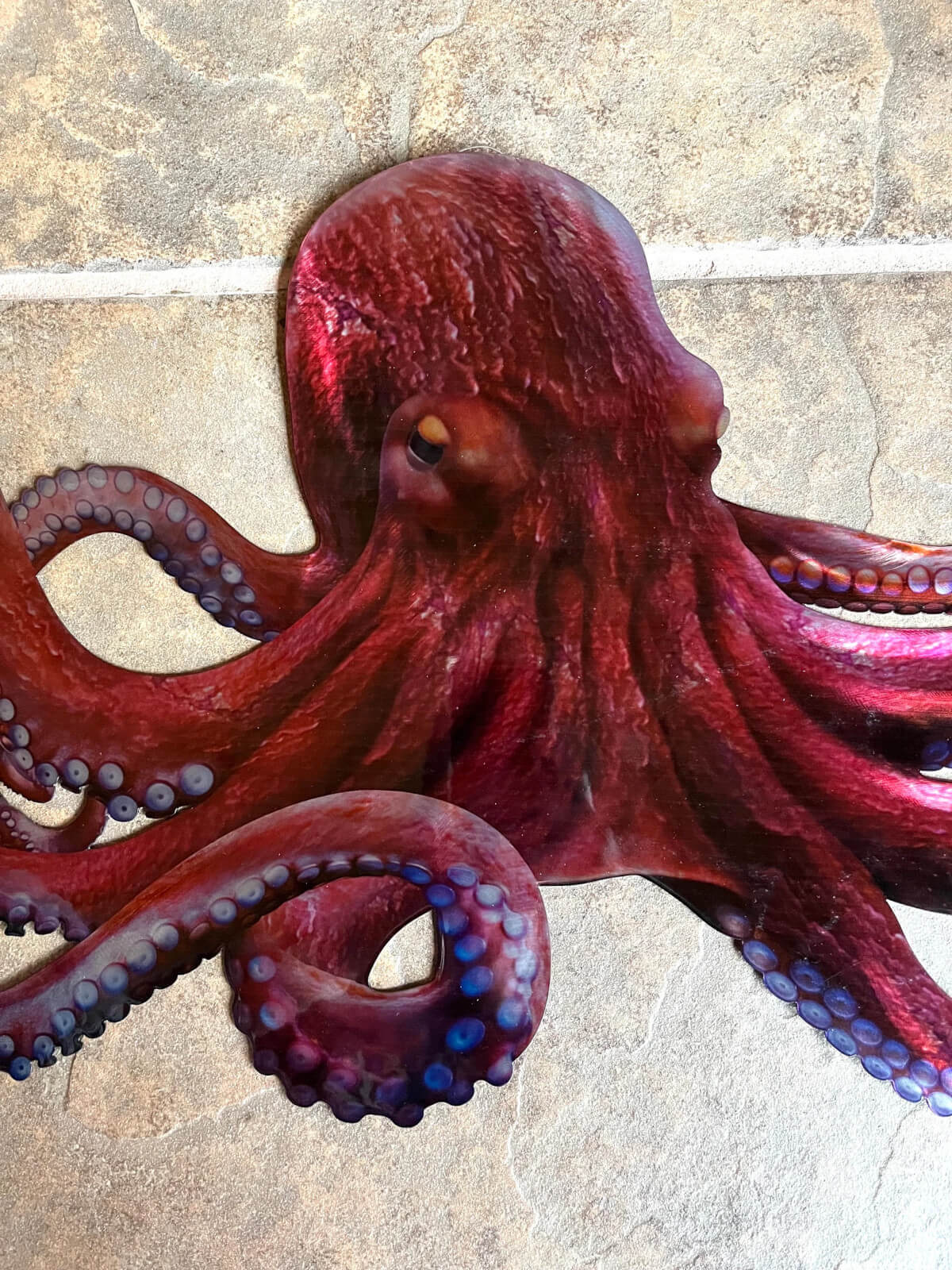 30 Inch 2D Octopus Nautical Decor | Reelistic Replicas