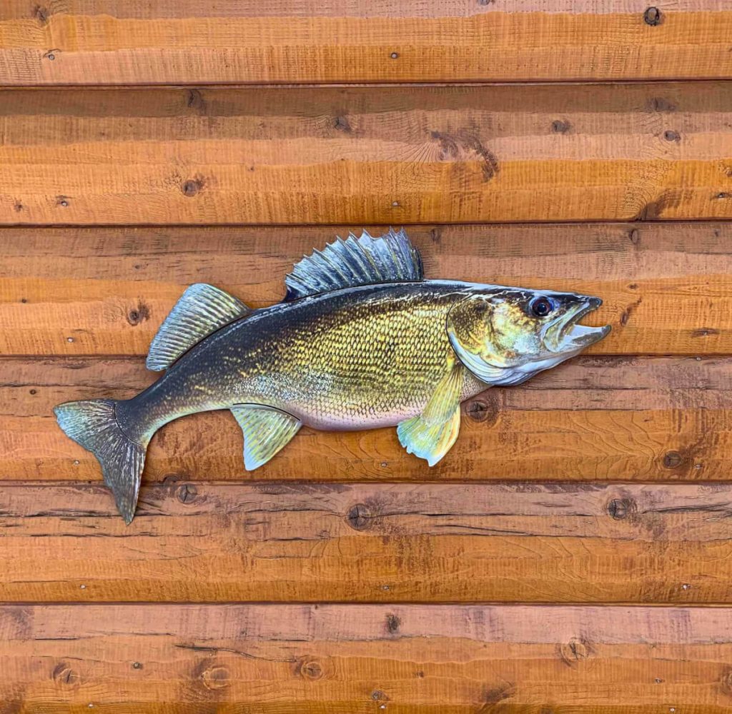 30 Inch 2D Walleye Replica Wall Art | Reelistic Replicas
