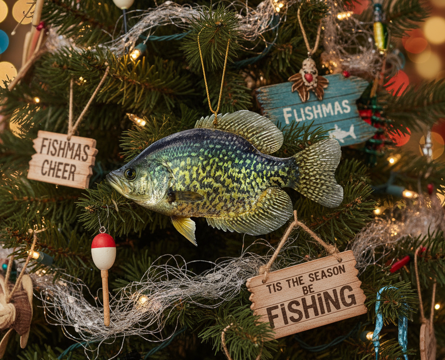 Crappie Fish Ornament | Reelistic Replicas