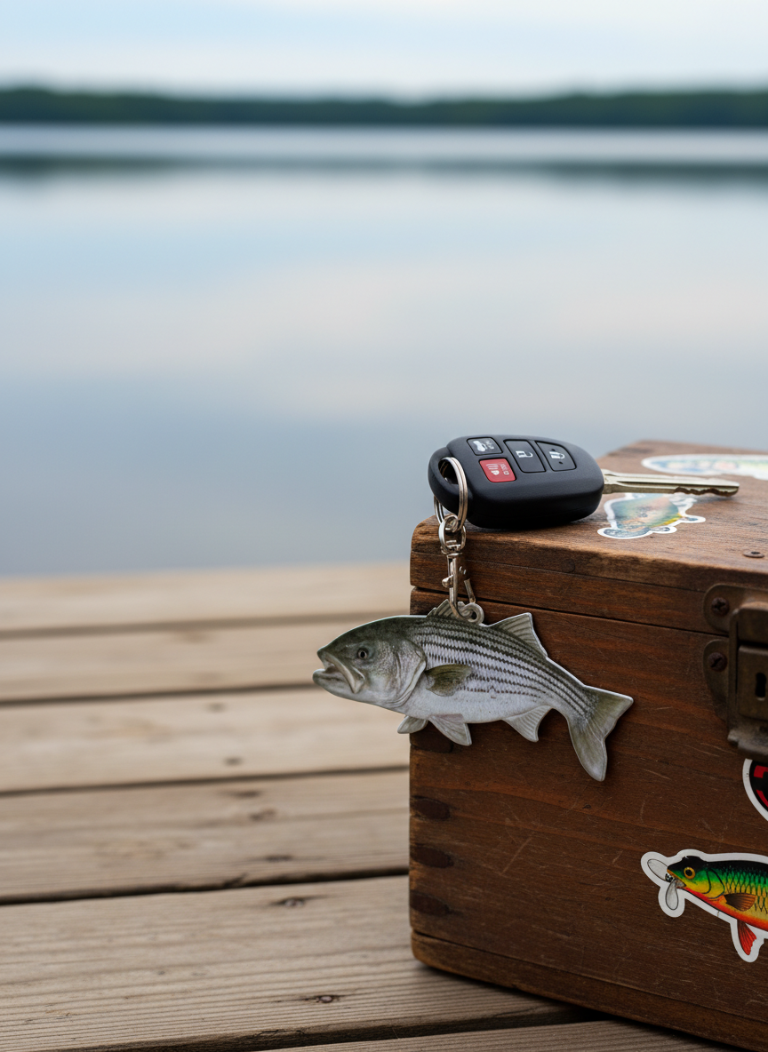 Spotted Sea Trout Fish Keychain | Reelistic Replicas